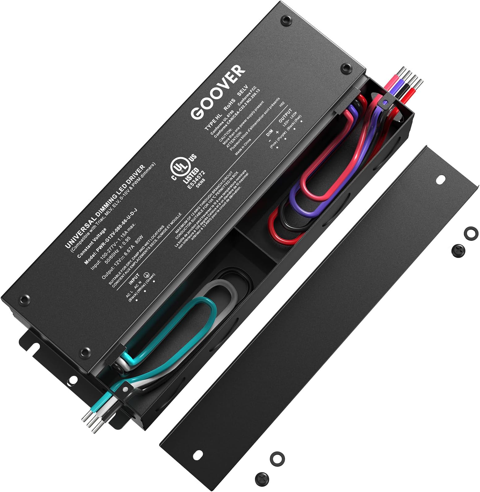 12V Magnitude Magnetic Dimmable LED Driver Transformer Hardwired Under ...