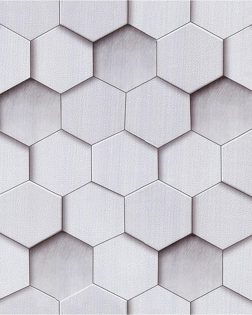 Grey Hexagonal Wallpaper Peel and Stick Wallpaper Geometry Contact ...