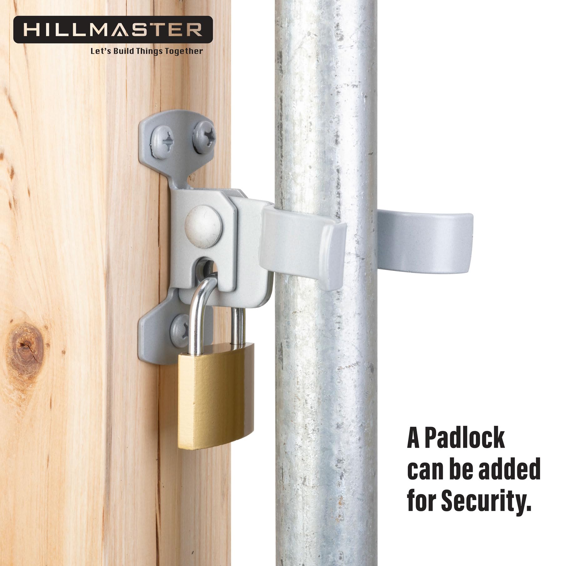 Snapklik.com : HILLMASTER 4 Pcs 1-3/8" Flat Back Wall Mount Chain Link ...