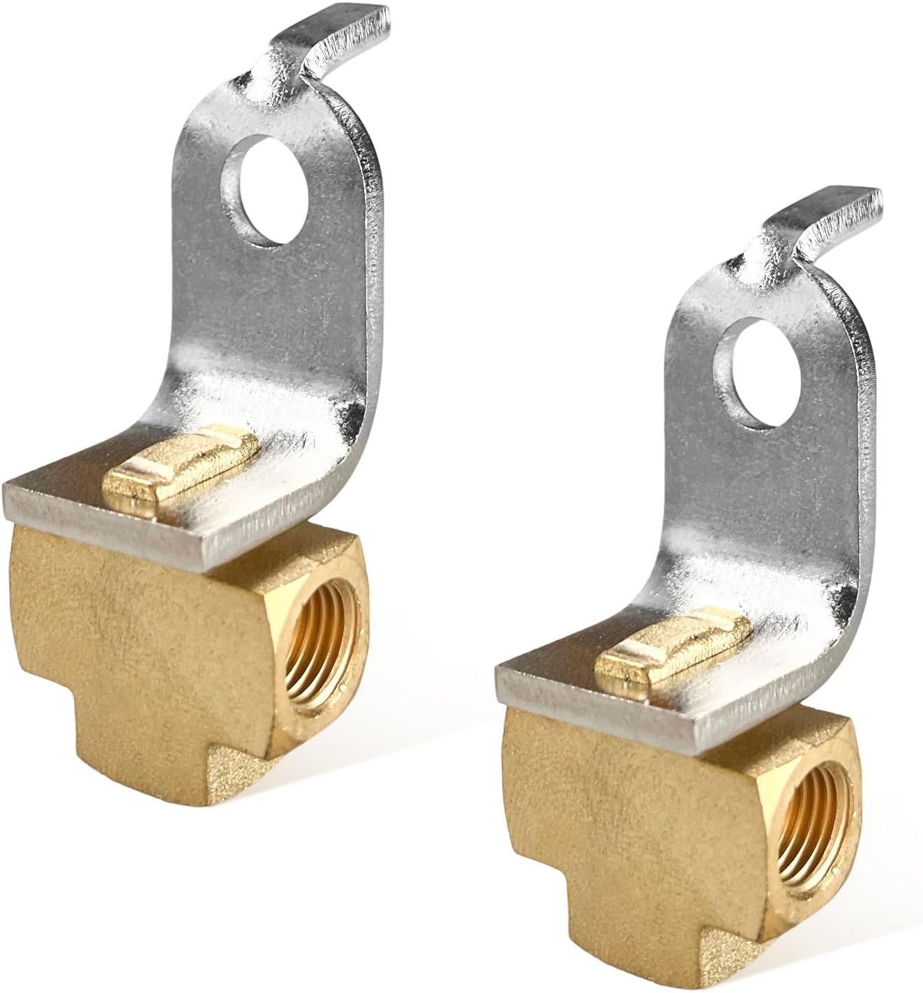 Amazon.com: Wevdn 2 PCS 3-Way Brake Line Tee Fitting, Brass Brake Line ...