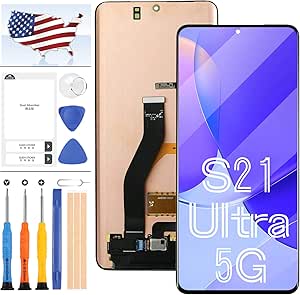 Amazon.com: AMOLED for Samsung Galaxy S21 Ultra 5G LCD Screen Replacement for Galaxy S21 Ultra ...