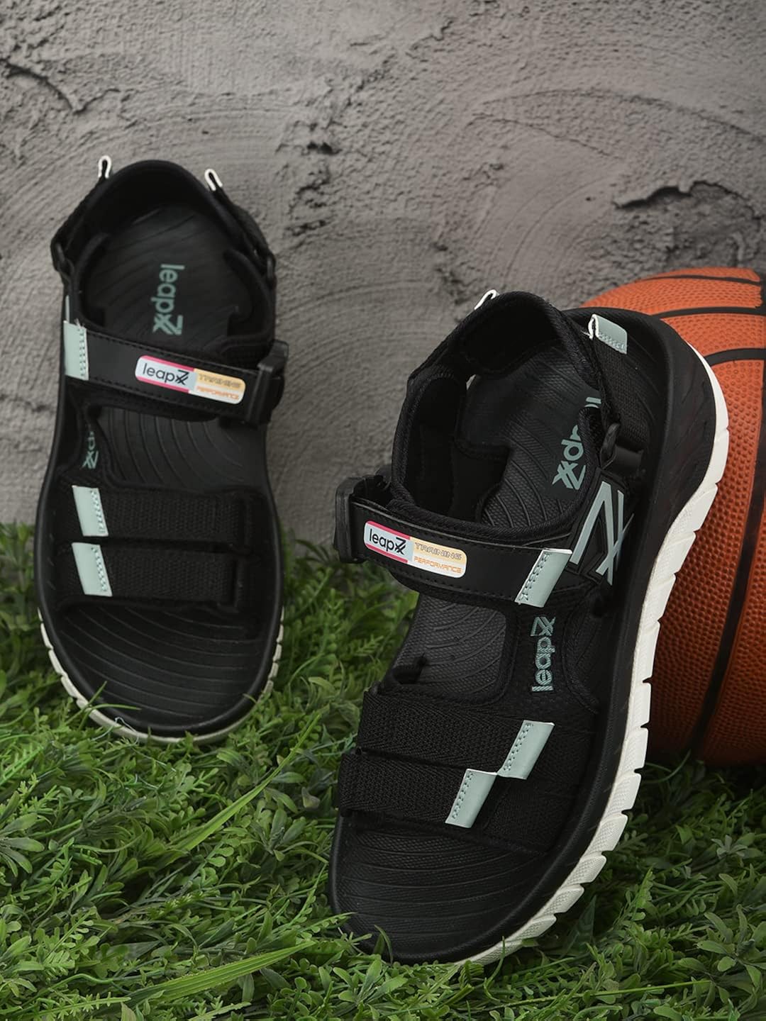 Liberty Leap7x Mens EVERLAST-1 Black Casual Sandal (7 UK) : Amazon.in ...
