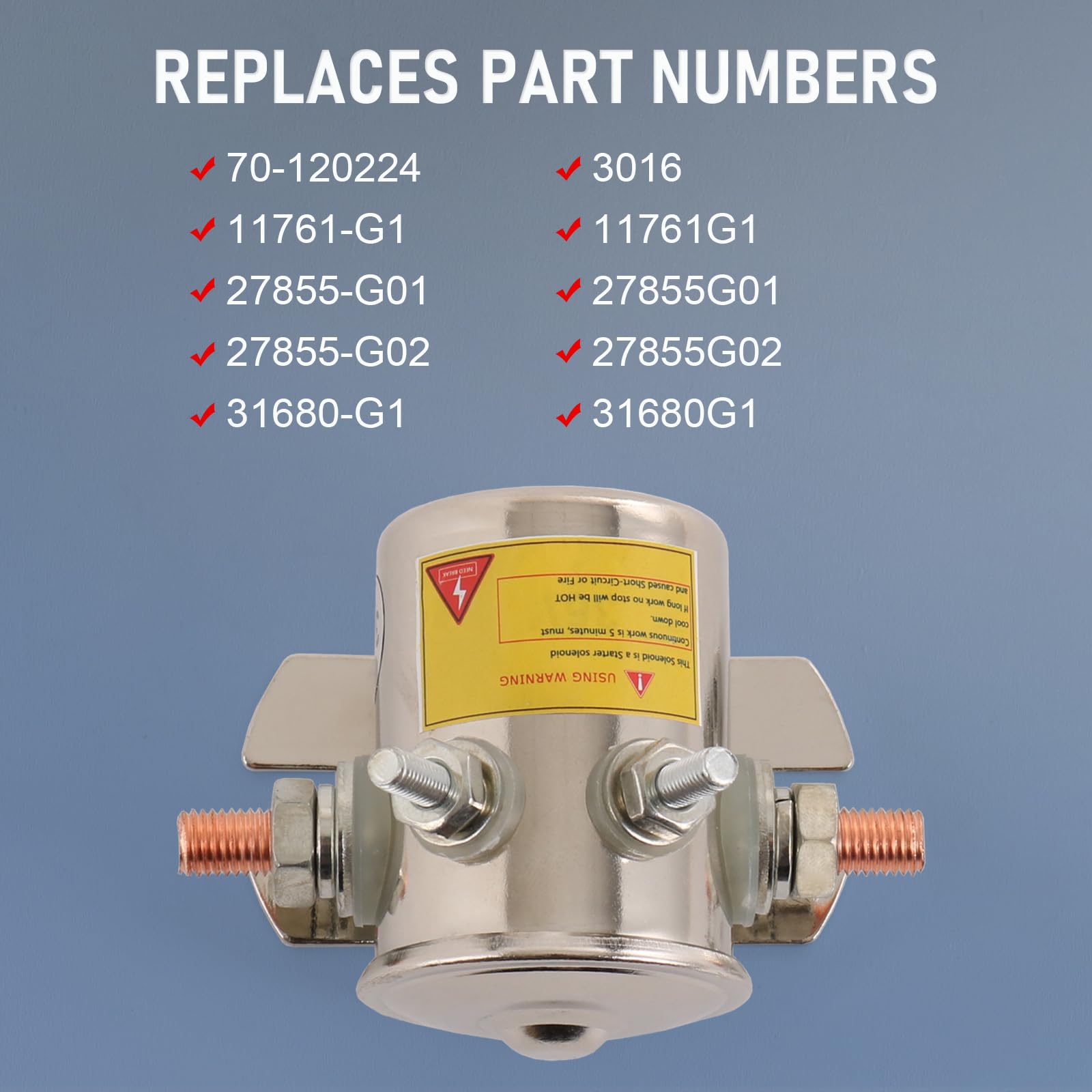 Snapklik.com : 4 Terminal Max 200A 36 Volt Solenoid Continuous Duty ...