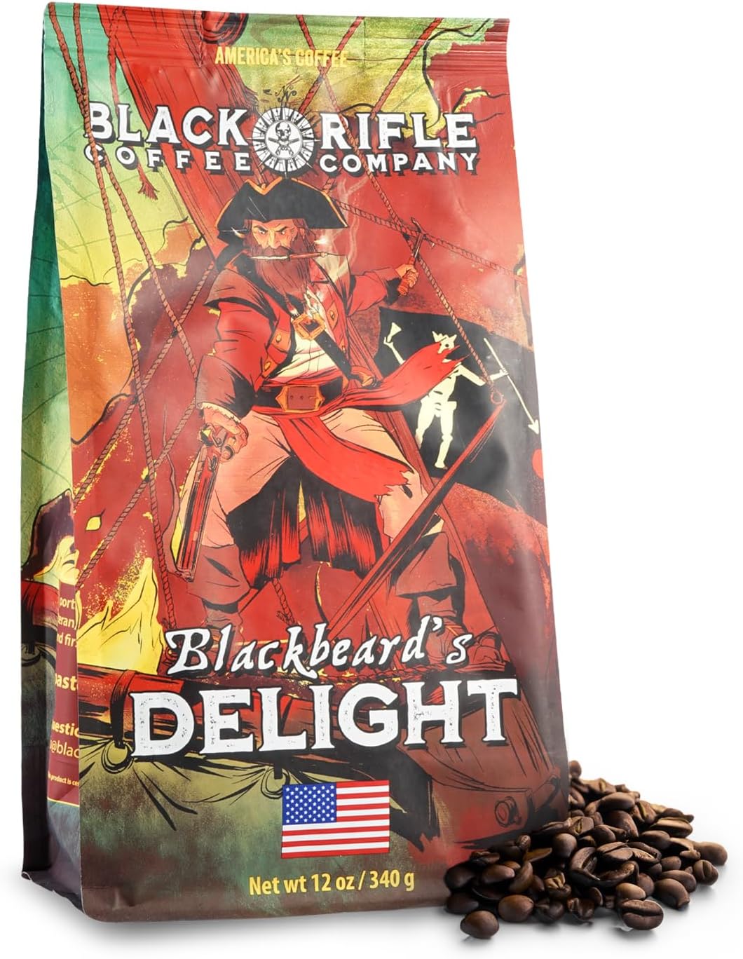 Amazon.com : Black Rifle Coffee Company Blackbeard's Delight, Dark ...