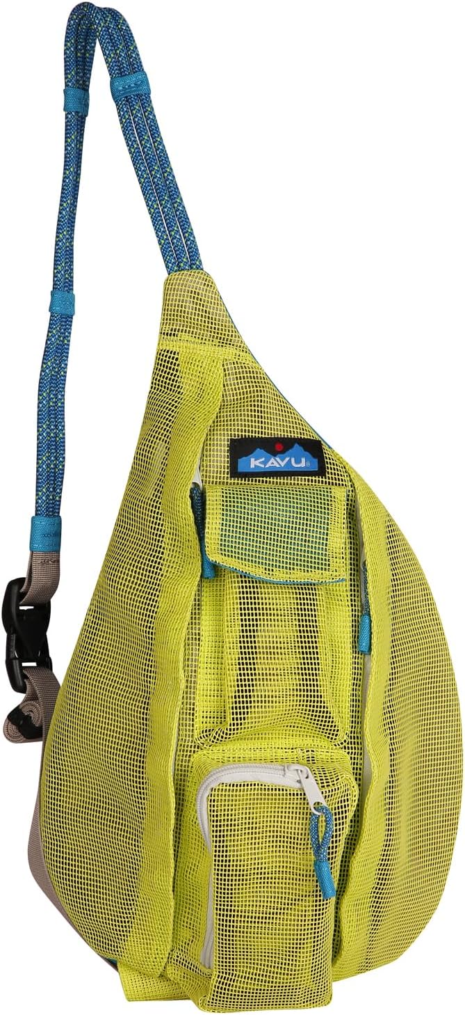 Amazon.com | KAVU Mini Beach Rope Bag Mesh Crossbody Sling Backpack ...