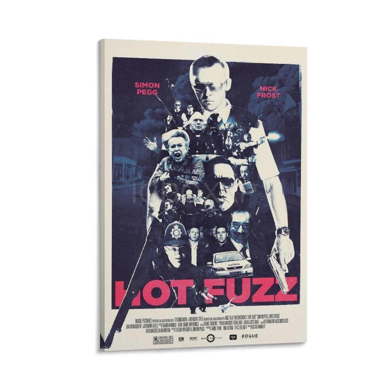 Hot Fuzz Minimalist Poster