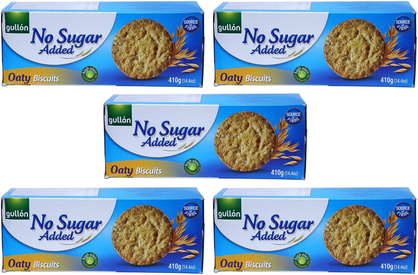 Gullon Oaty Biscuits 410g | No Sugar Added | Made With Oats & Source Of Fiber | Product Of Spain ...