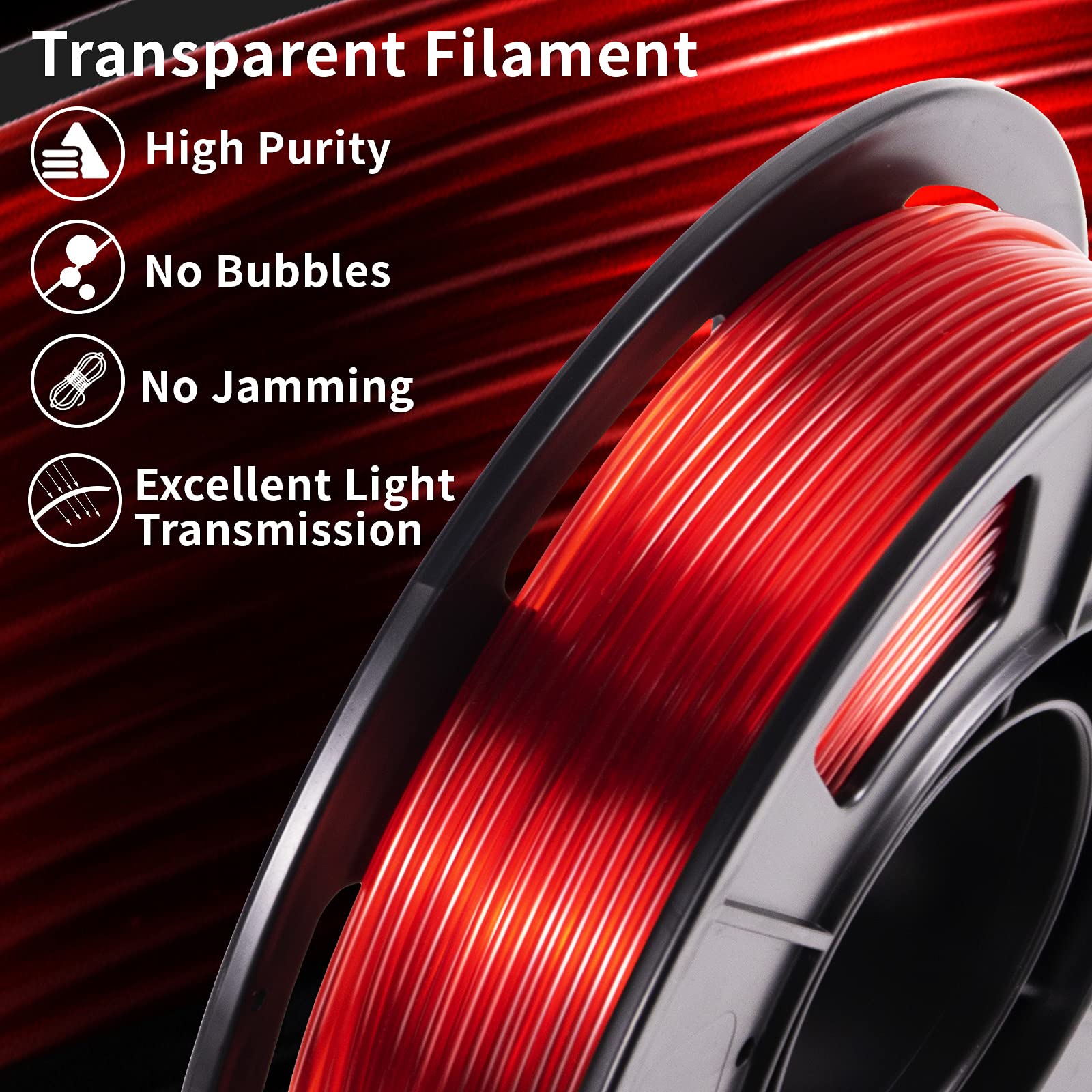Snapklik.com : IEMAI 3D Printer Filament Bundle, High Speed PETG ...