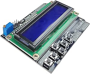 Amazon.com: DIYables LCD 16x2 Keypad Shield with 6 Buttons for Arduino ...