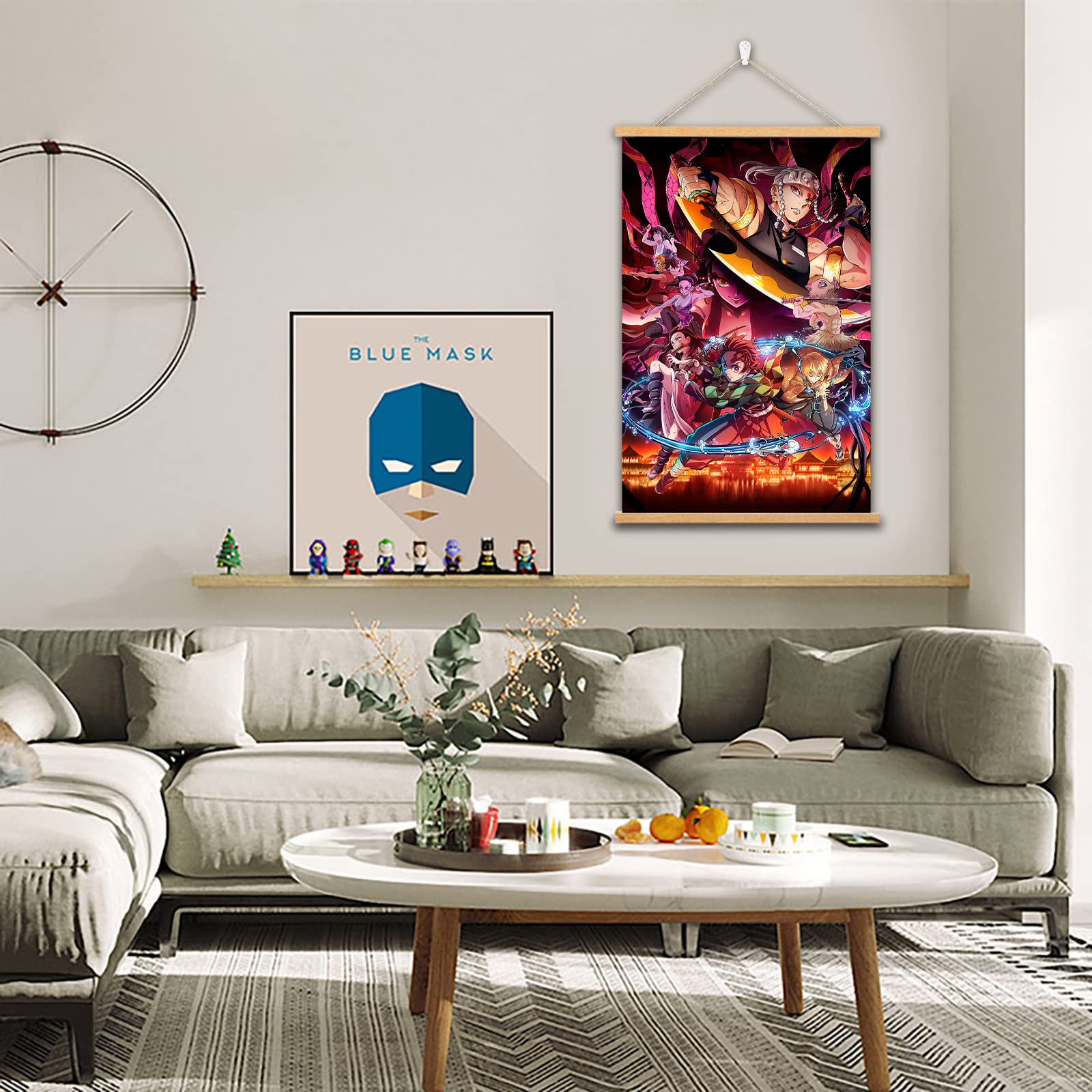 SEAREE Demon Slayer Poster - Anime Poster - Demon Slayer Wall Scroll ...