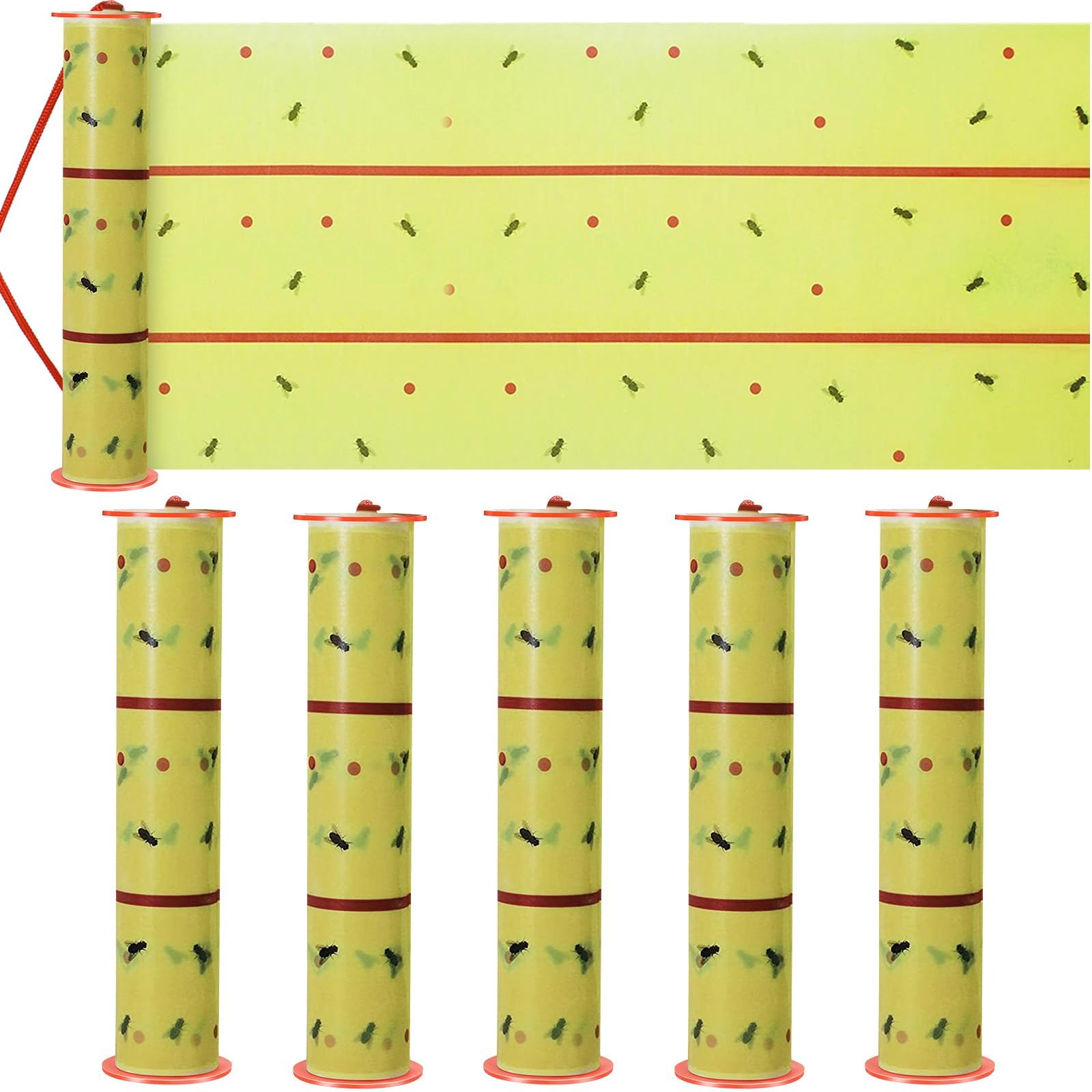 Amazon.com : 10 Rolls Giant Sticky Fly Traps 30 Feet Fly Strips for ...