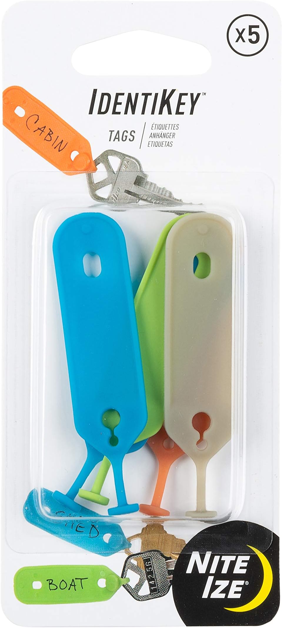 Amazon.com: Nite Ize IdentiKey Tags, Quickly Identify Keys With ...
