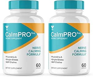 Amazon.com: (2 PACK) CALMPRO5, Natural Nerve Calm Aid Supplement | 2025 ...