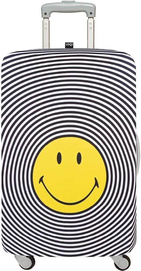 Amazon.com | LOQI Smiley Spiral Luggage Cover | Luggage & Travel Gear