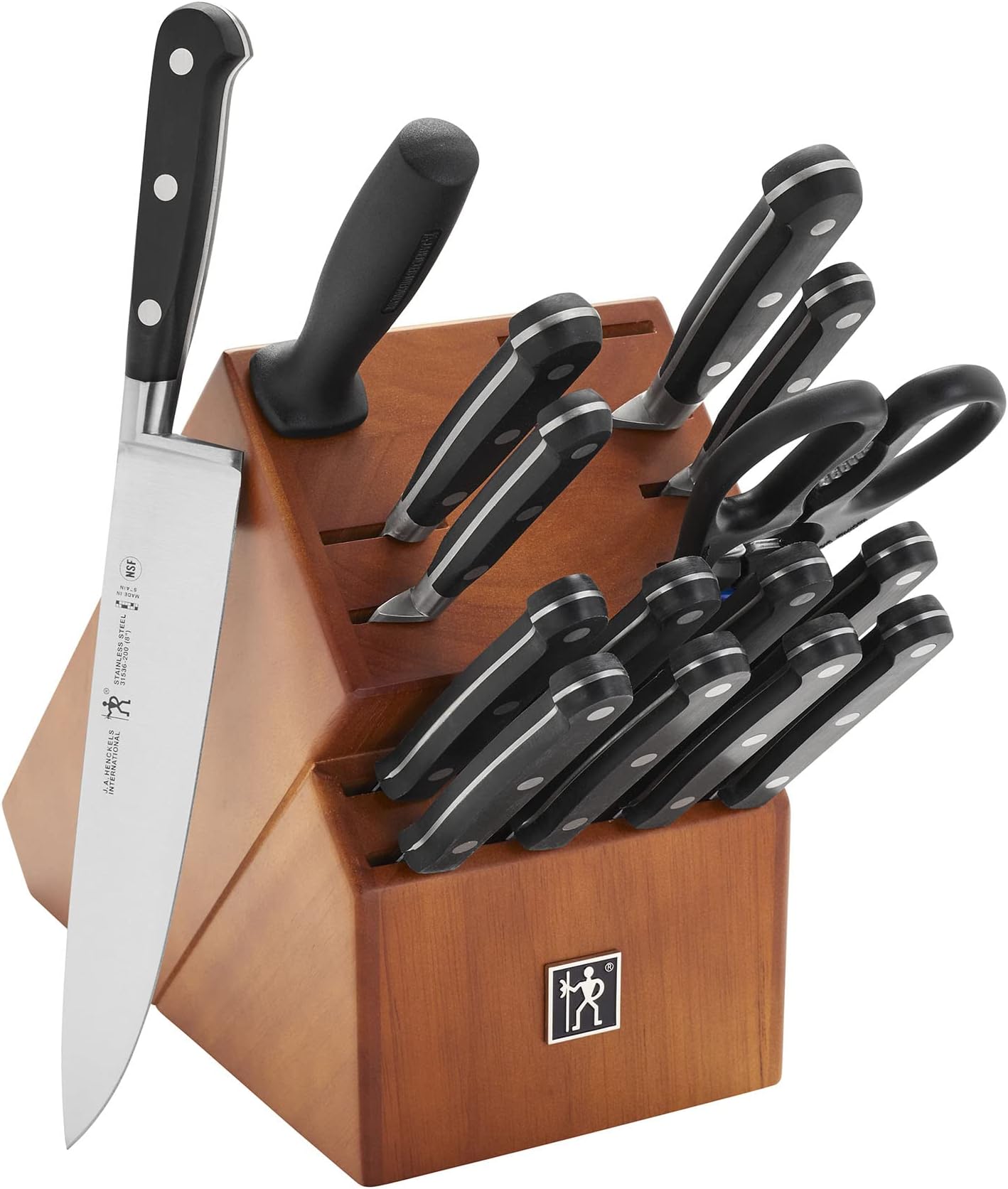 Amazon.com: HENCKELS Forged Premio 19-pc Knife Block Set: Home & Kitchen