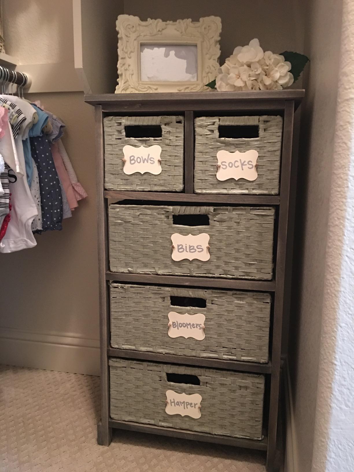 Amazon.com: Altra Furniture Storage Unit with 5 Baskets : Home & Kitchen