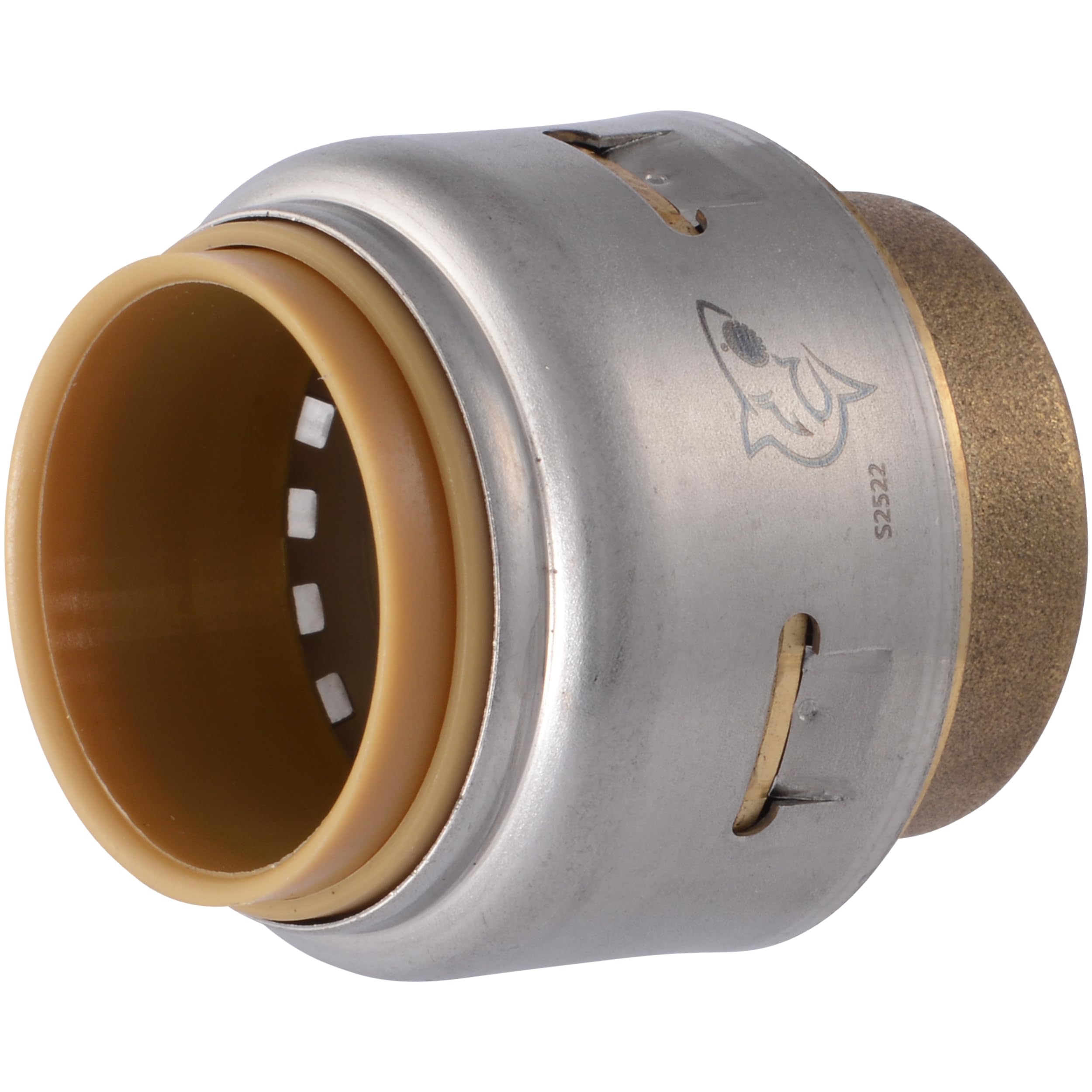 Snapklik.com : Max 3/4 Inch Push Cap, Push To Connect Brass Plumbing ...