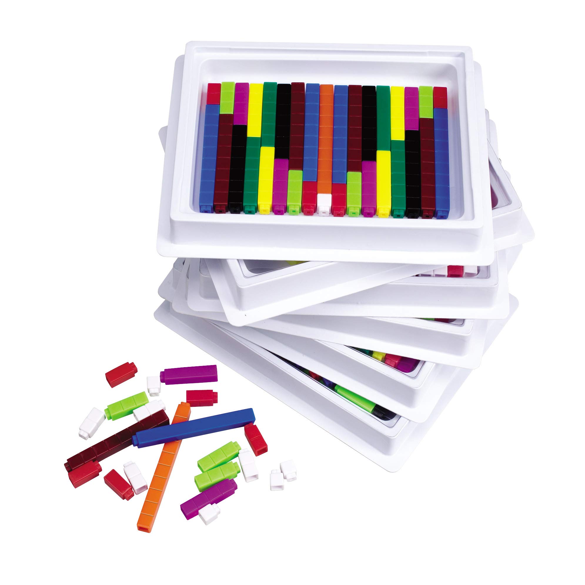 Learning Resources Cuisenaire Rods Plastic Connecting Classroom Set ...