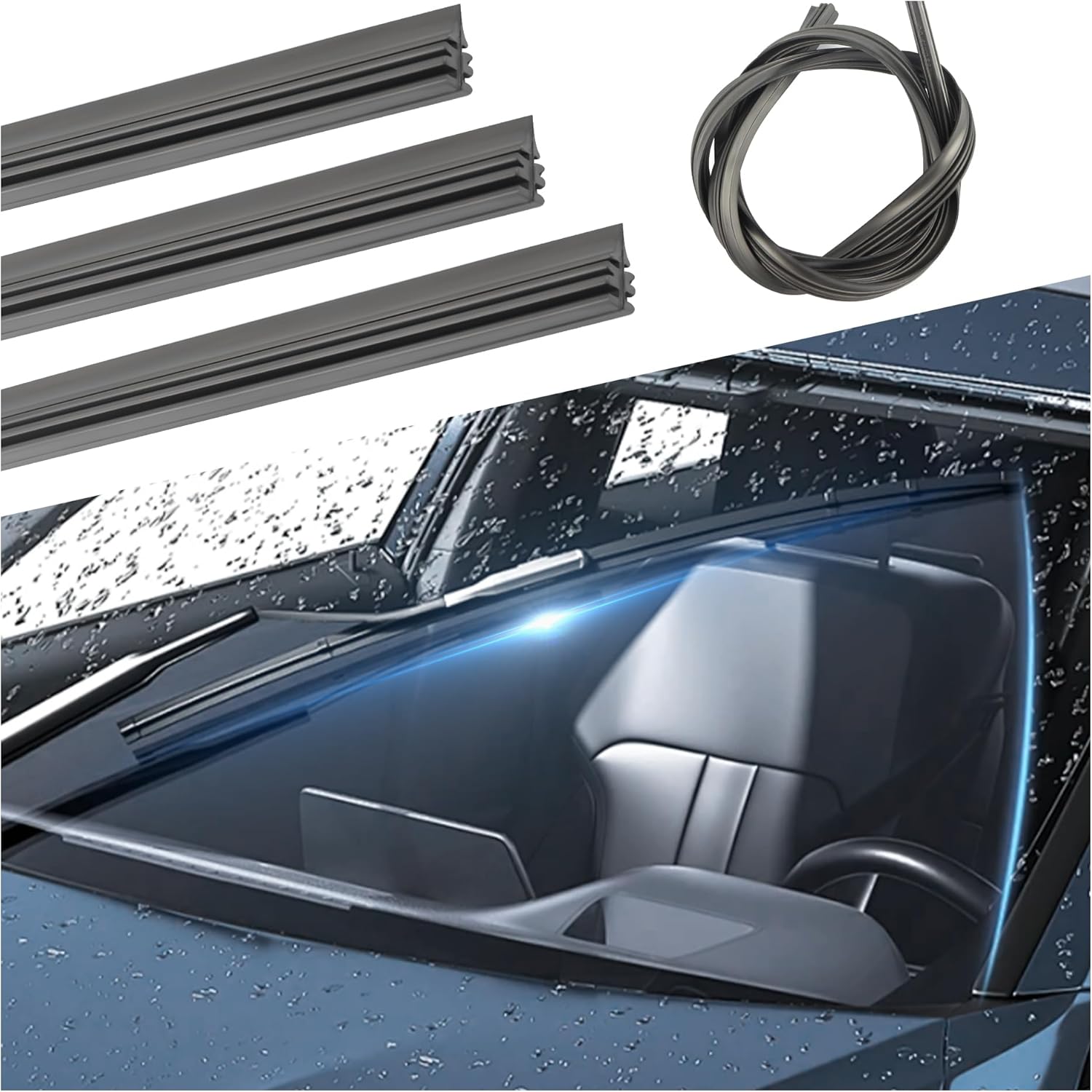 Amazon.com: 4PCS Wiper Blade Refill of 26 inch,Adjustable Size of Windshield Wiper Refill for ...