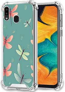 Amazon.com: DAFEI Transparent Phone Case for Samsung Galaxy A01 A10 A11 A20/30 A21 A31 A32 A41 ...