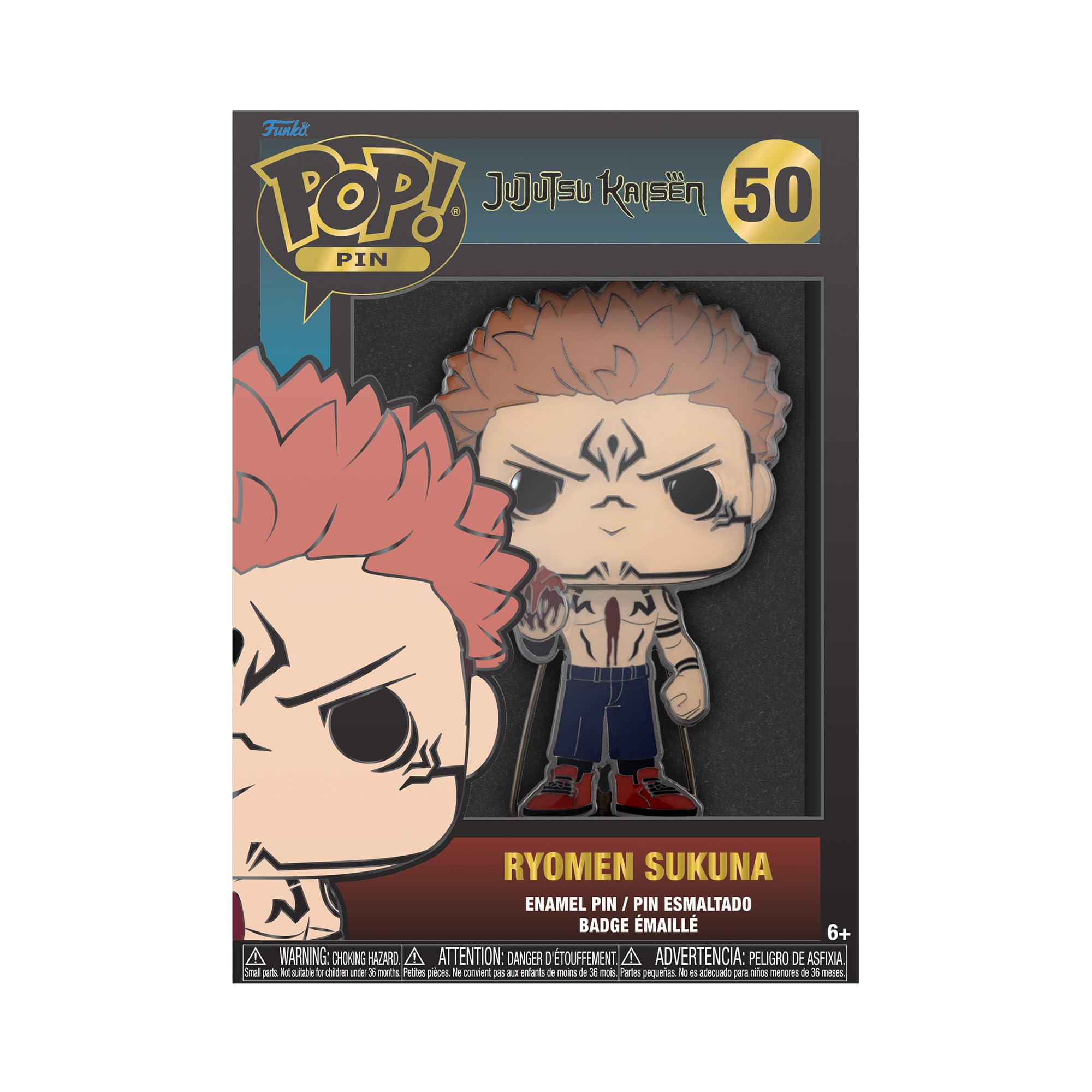 Funko Pop! Large Enamel Pin ANIME: Jujutsu Kaisen - Mahito - Sakuna ...