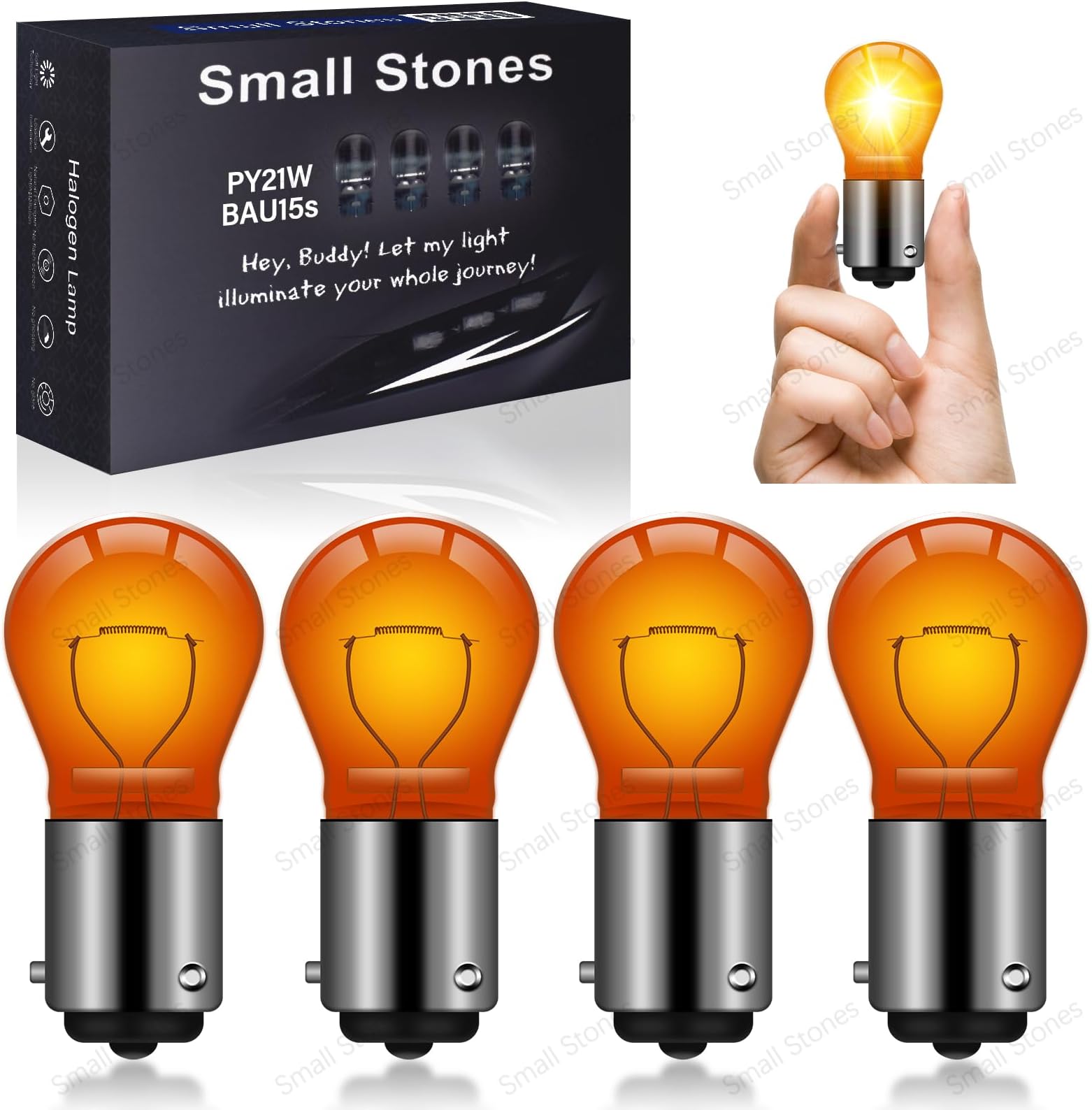 Amazon.com: Osram Original Bulbs PY21W 7507-02B 12V 21W (Pair) : Automotive