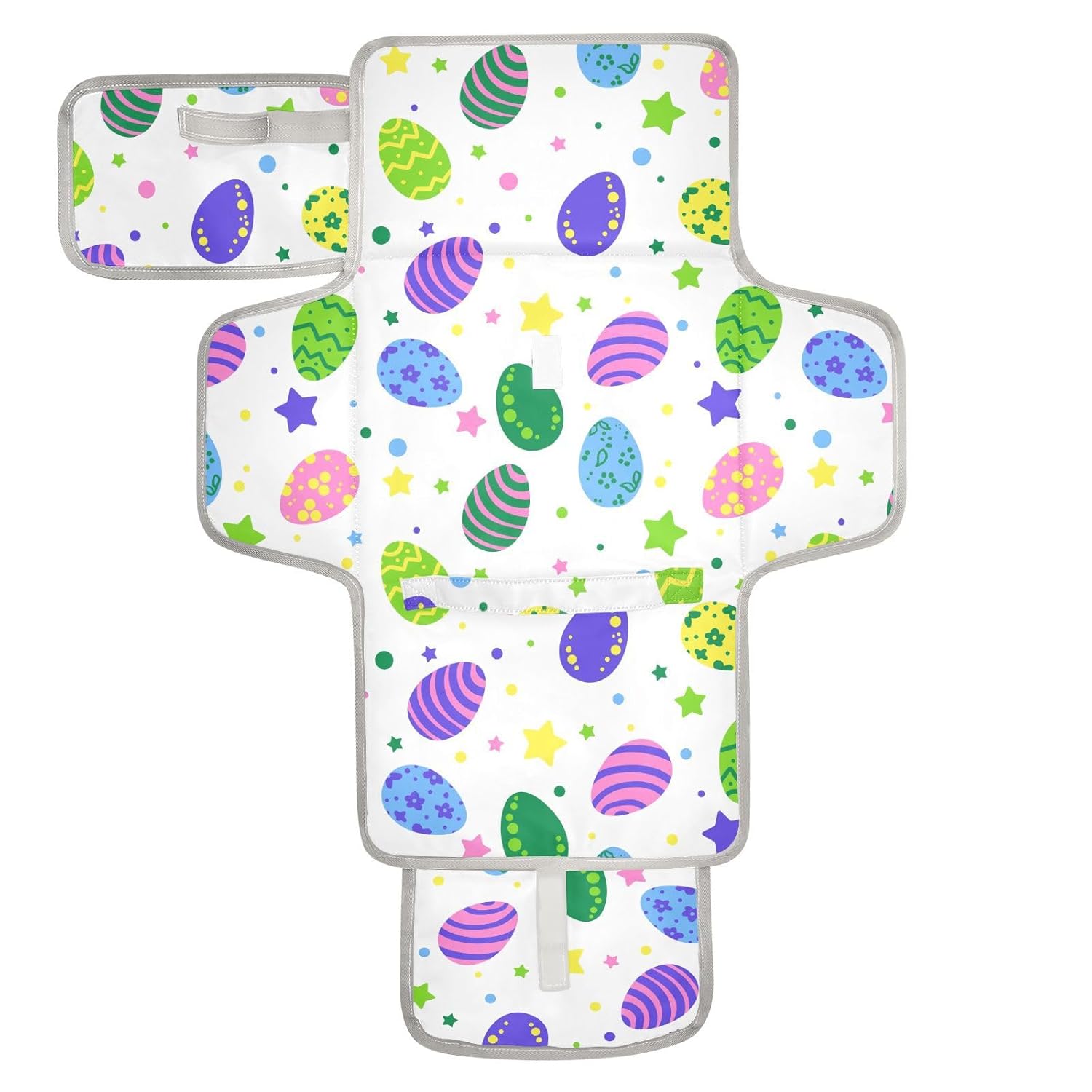 Amazon.com : Portable Changing Pad for Baby - Colorful Easter Eggs ...