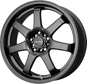 Amazon.com: Drag DR-35 Flat Black Wheel (17x7.5"/4x100mm) : Automotive