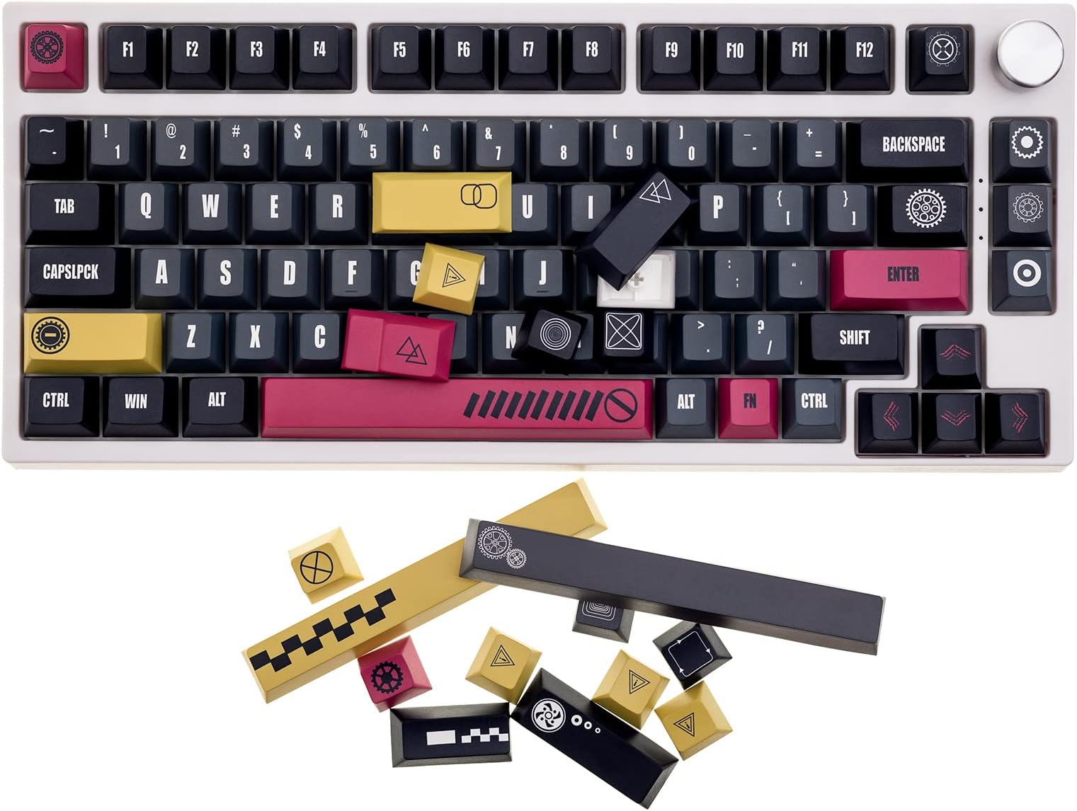 Amazon.com: GK GAMAKAY 149 Keys Steampunk Style Keycaps Set, Cherry ...