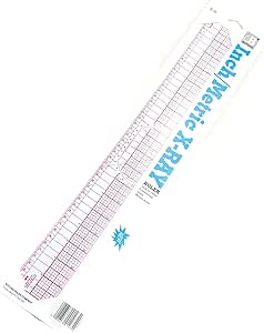 Amazon.com: Westcott Beveled Graph Ruler, English/Metric, 2 x 18 ...