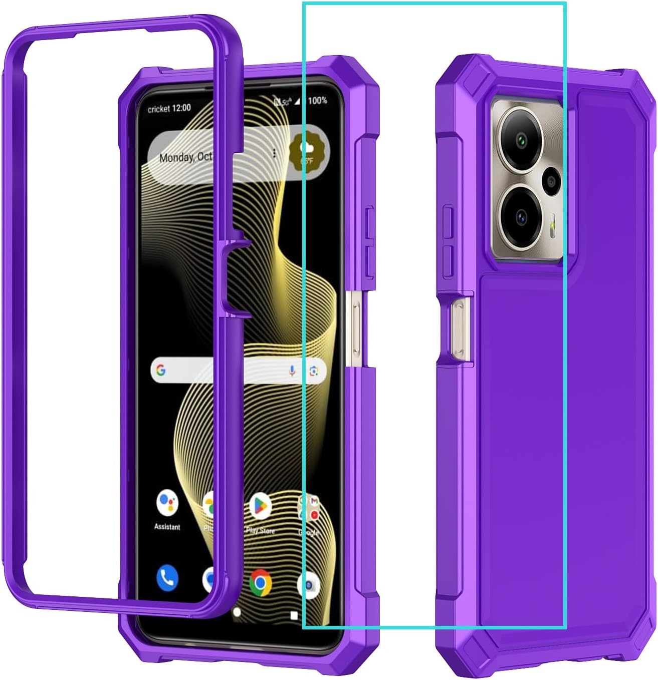 Amazon.com: Ailiber for Cricket Outlast 5G Case with Screen Protector ...