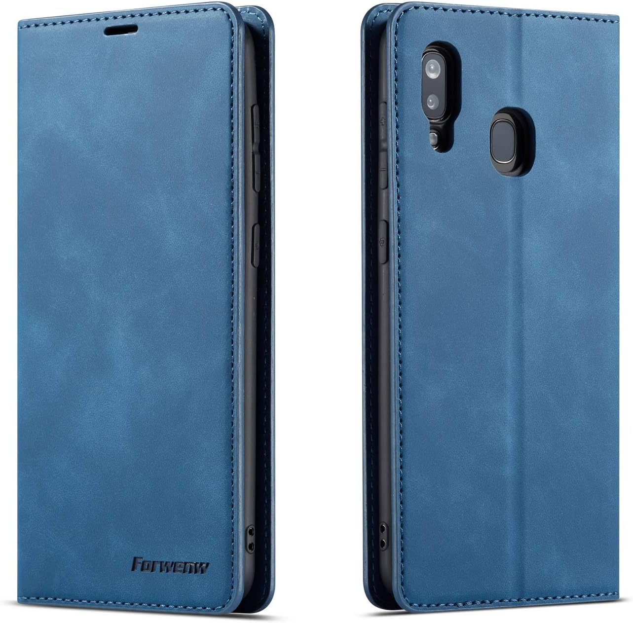 EYZUTAK Premium PU Leather Flip Folio Case for Samsung Galaxy A40 ...