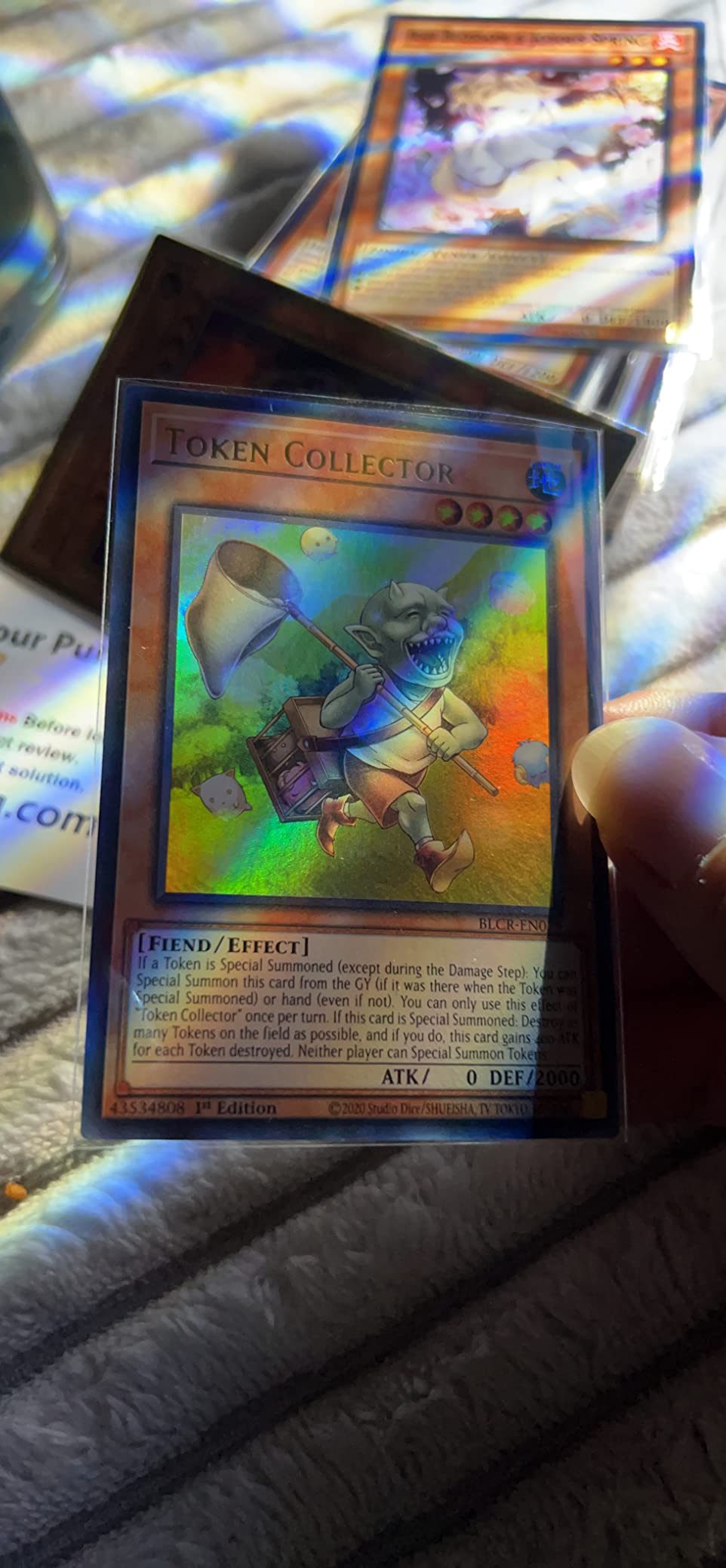 Amazon.com: Token Collector - BLCR-EN079 - Ultra Rare - 1st Edition ...