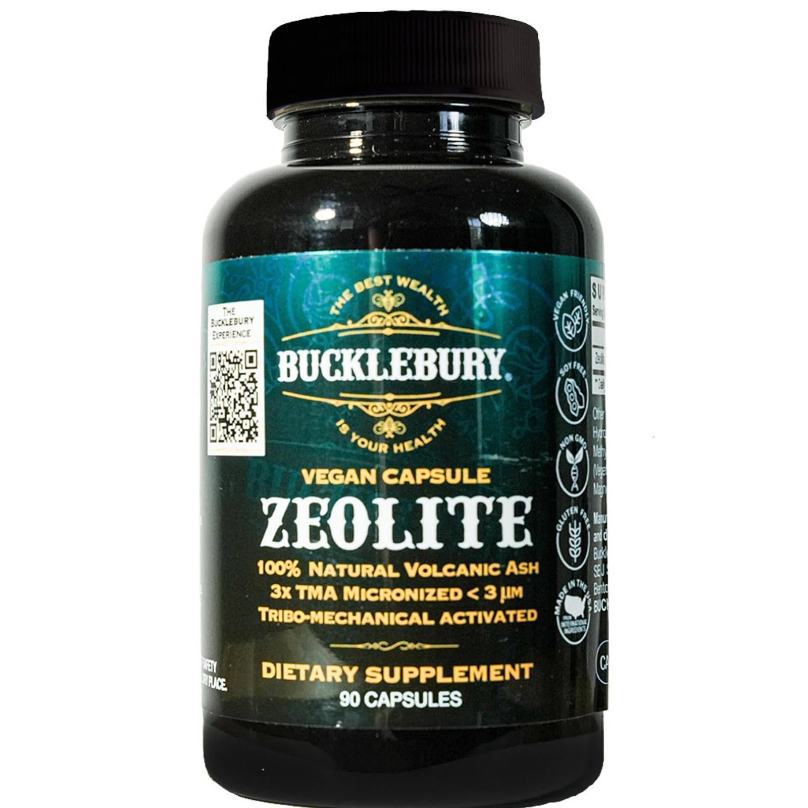 Amazon.com: BUCKLEBURY Zeolite Micronized Smart Mineral Capsules ...