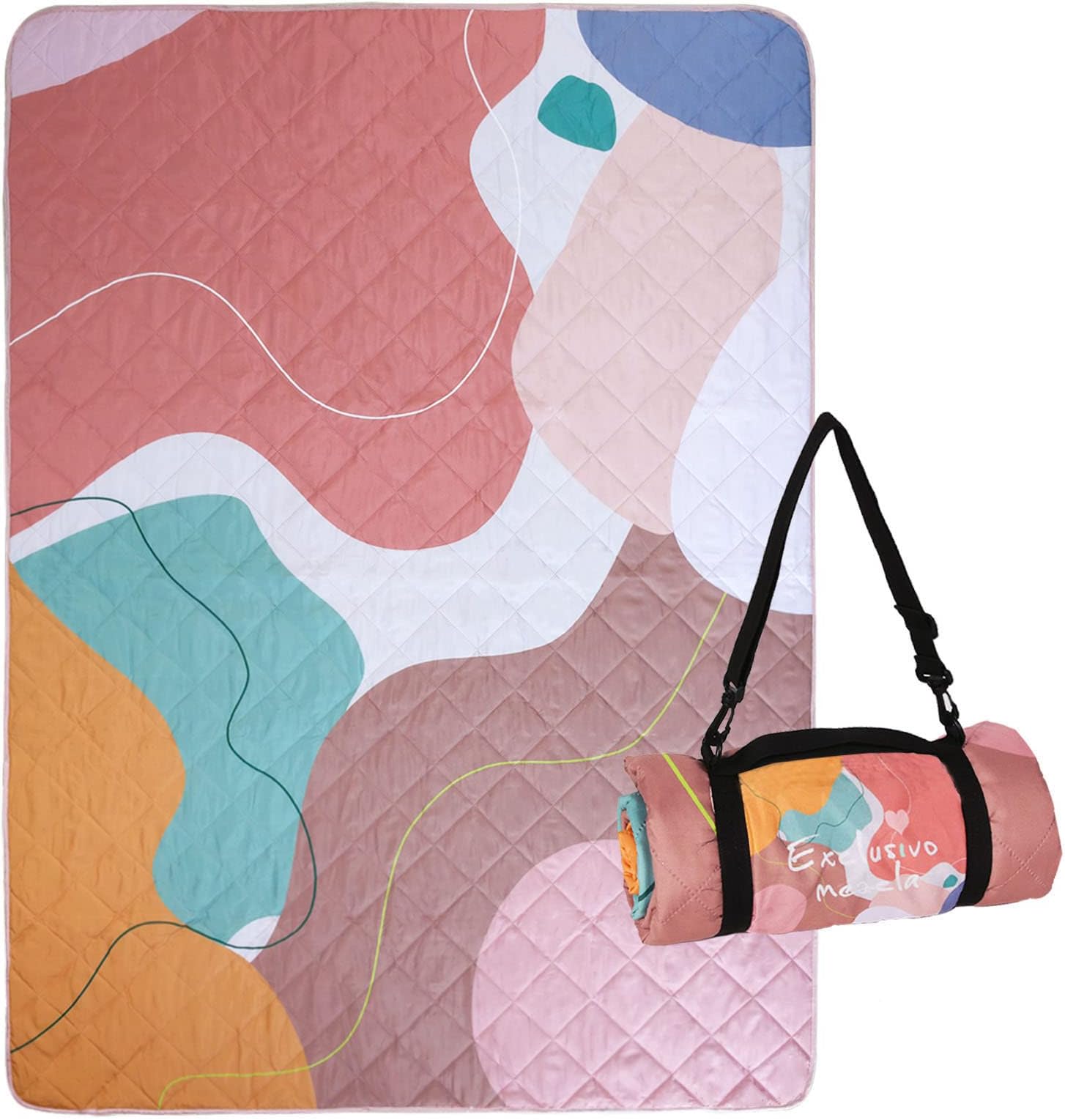 Amazon.com: Pinuotu Beach Blanket, 82''x69'' Extra Large Waterproof ...