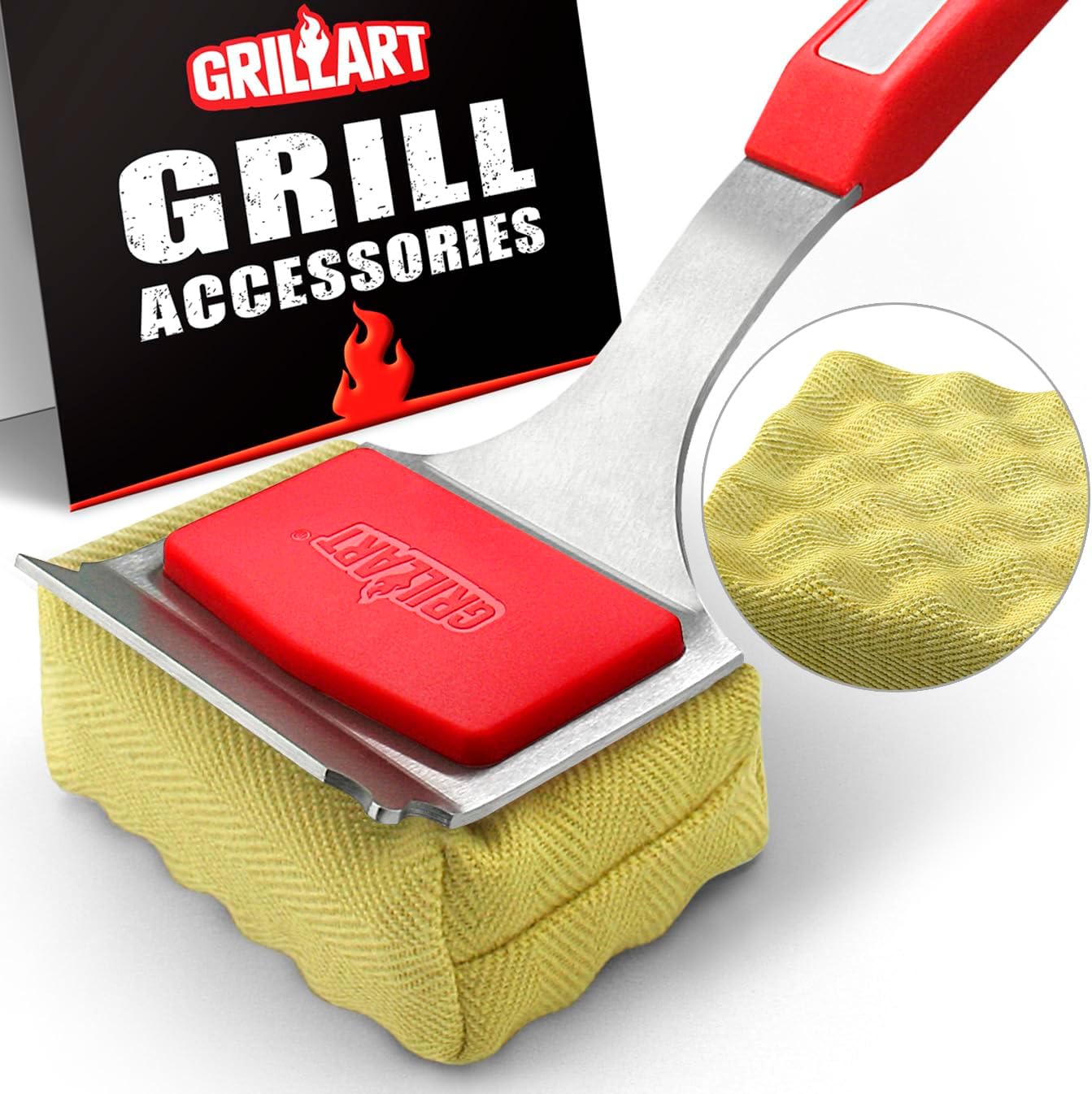 Amazon.com: GRILLART Grill Scraper Tool for Blackstone, Safe Barbecue ...