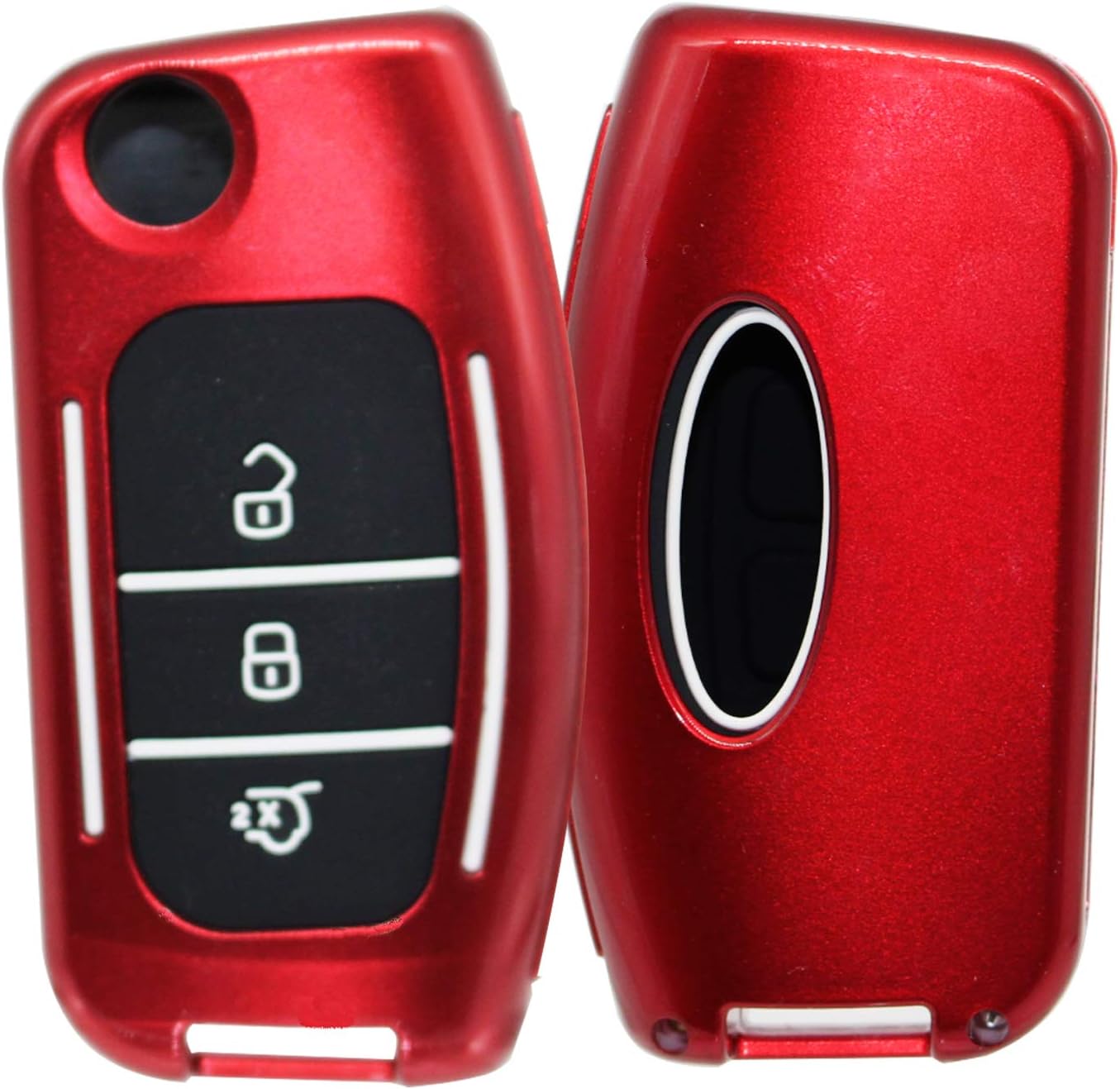 ABS Plastic with Silicone Inner Sleeve Protective Cover for Ford Flip ...