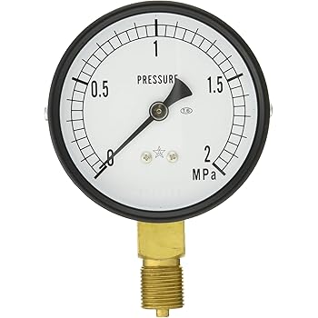 Amazon | 右下精器 汎用圧力計A75・G3/8 S-31・2.0MPA | 測量用品