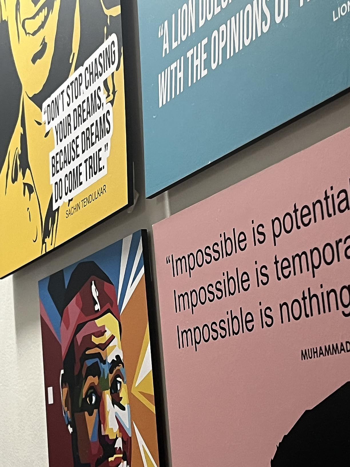 PAPER PLANE DESIGN PPD Motivational Quotes Wall Framed Posters, Office ...