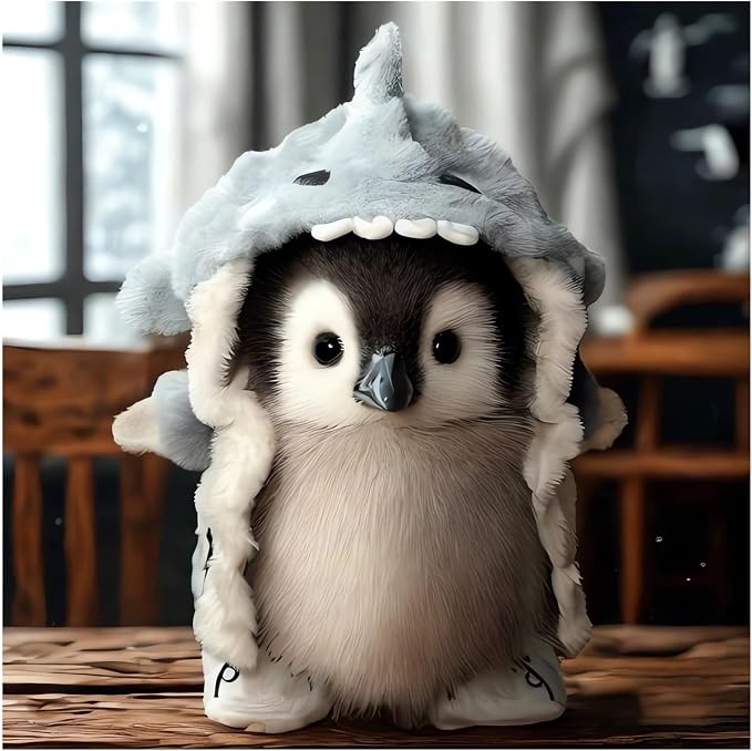 Amazon.com: Super Realistic Plush Penguin Decor 2025 New Real Penguin ...