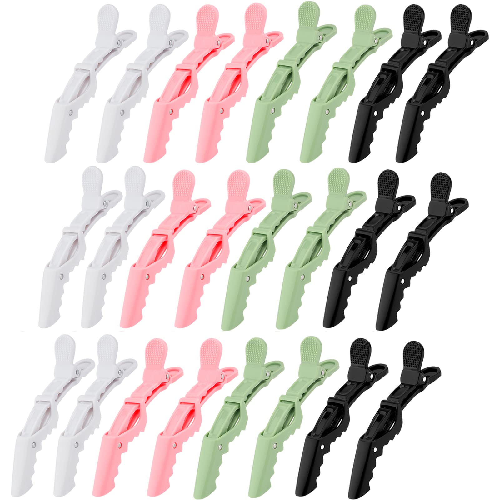 Amazon.com : Ondder 24 Pack Alligator Hair Clips for Hair Styling ...