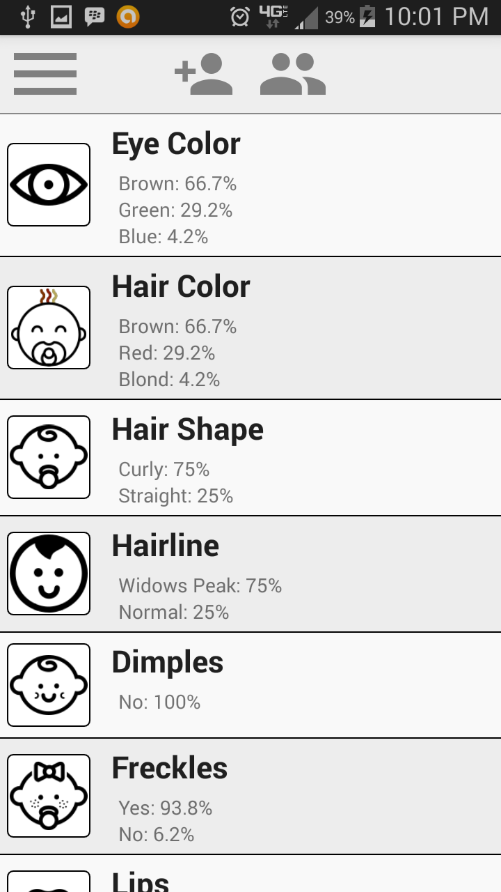 Baby Traits - App on Amazon Appstore