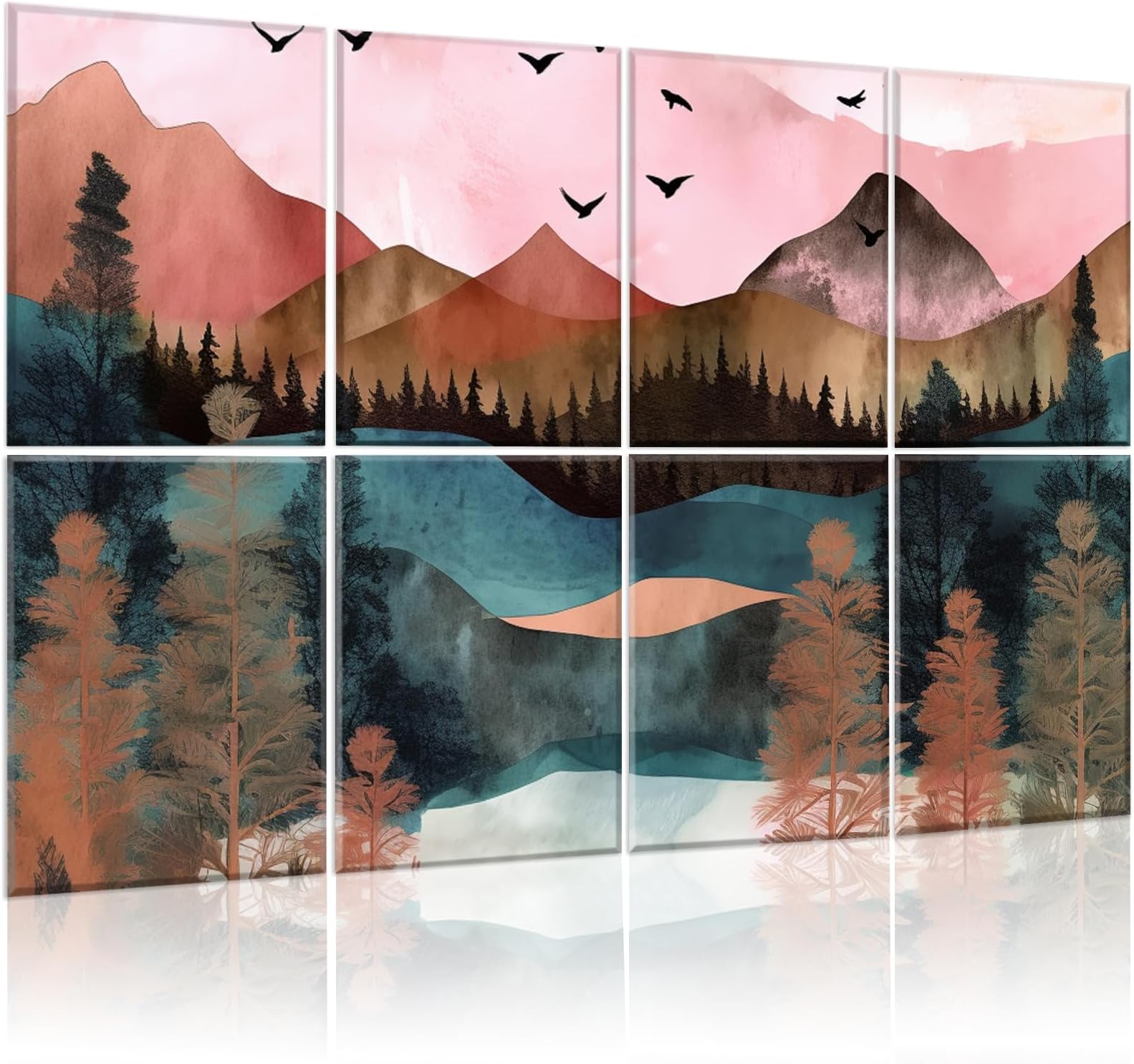 Amazon.com: 8 Pack Art Acoustic Panels Soundproof Wall Panels ...