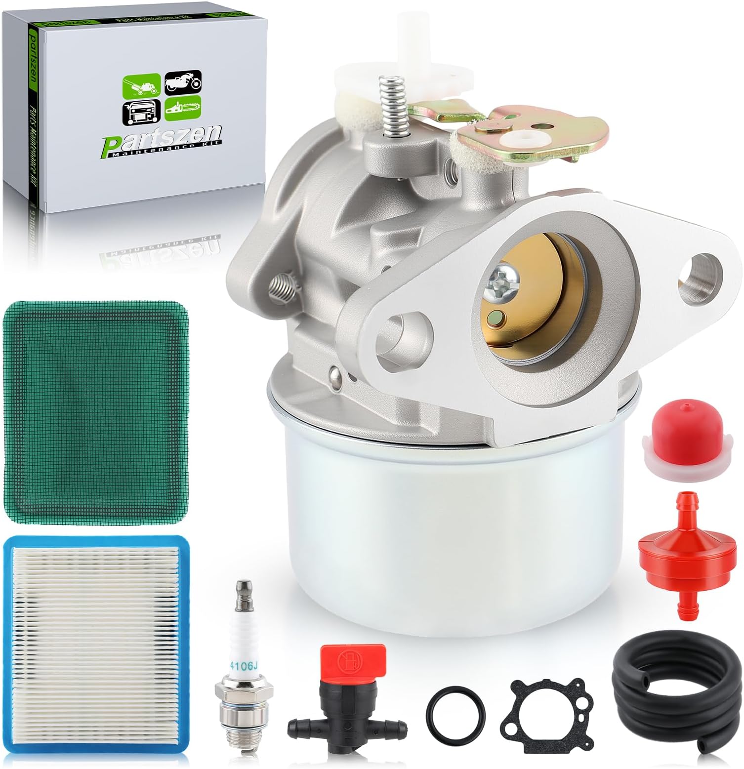 Amazon.com: partszen 795533 Carburetor Fit for 123887 123882 124702 ...