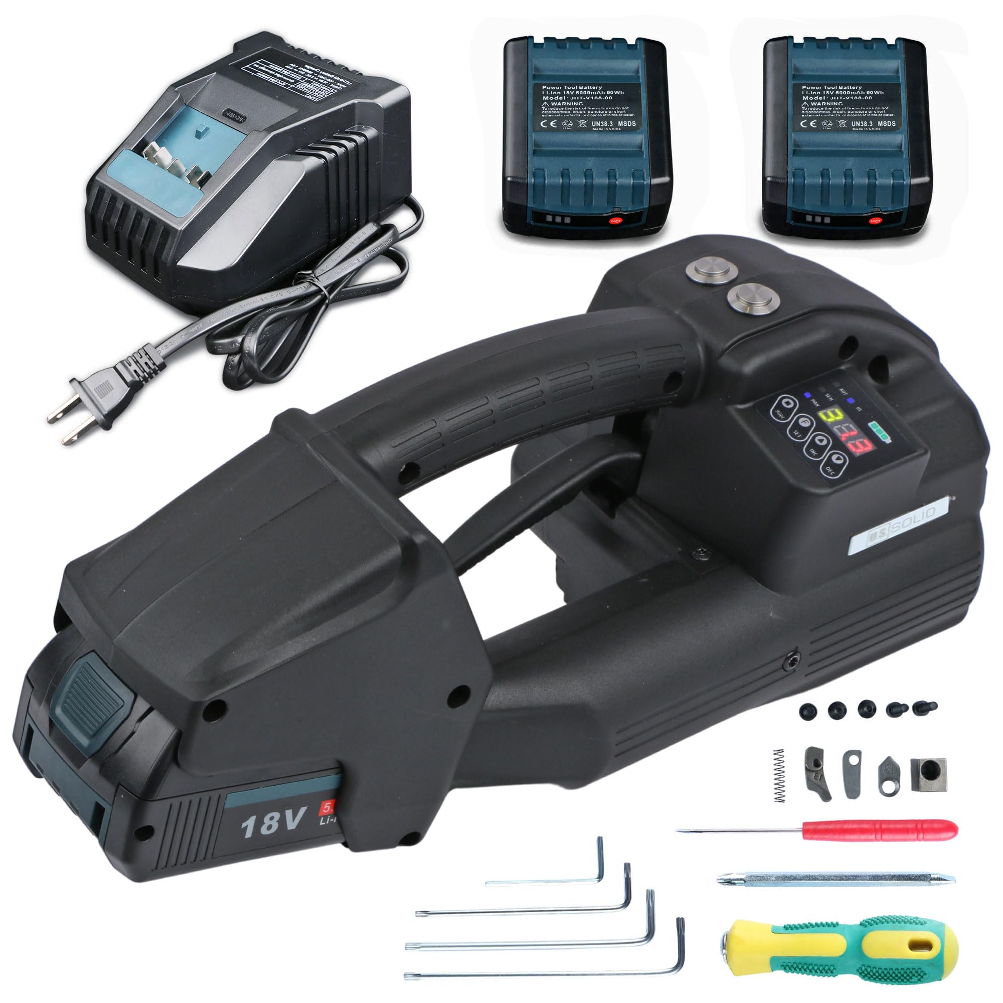 Amazon.com: U.S. SOLID Electric Strapping Machine, Fully Automatic ...