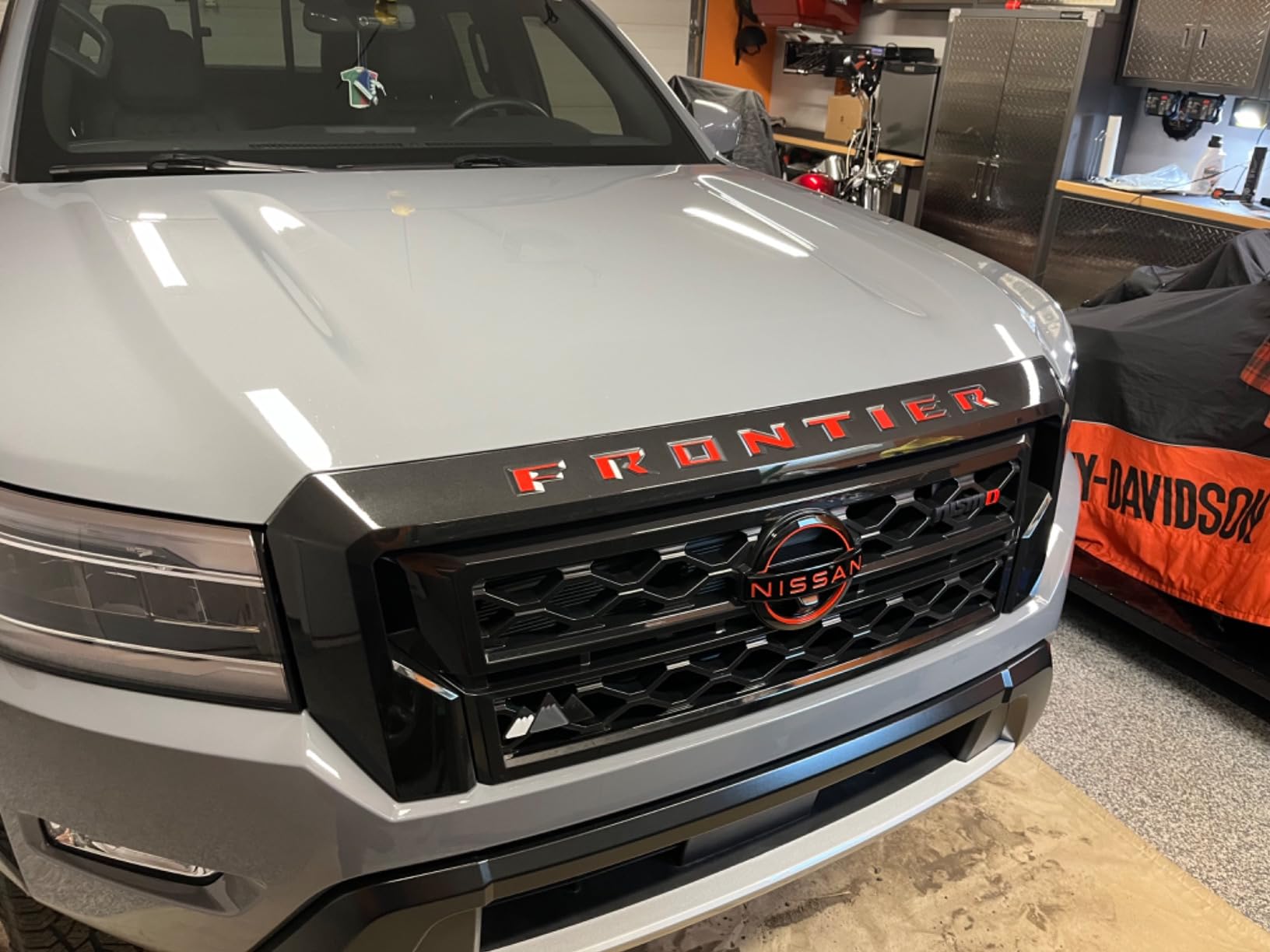 Gunmetal Chrome Front Grill Letters Compatible with Frontier 2022-Up ...