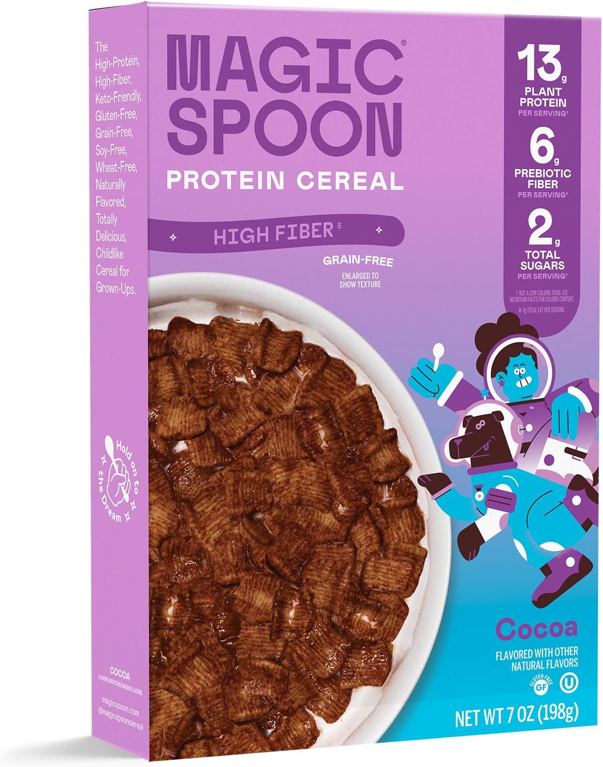 Amazon.com: Magic Spoon Cocoa Cereal, 7 OZ : Grocery & Gourmet Food