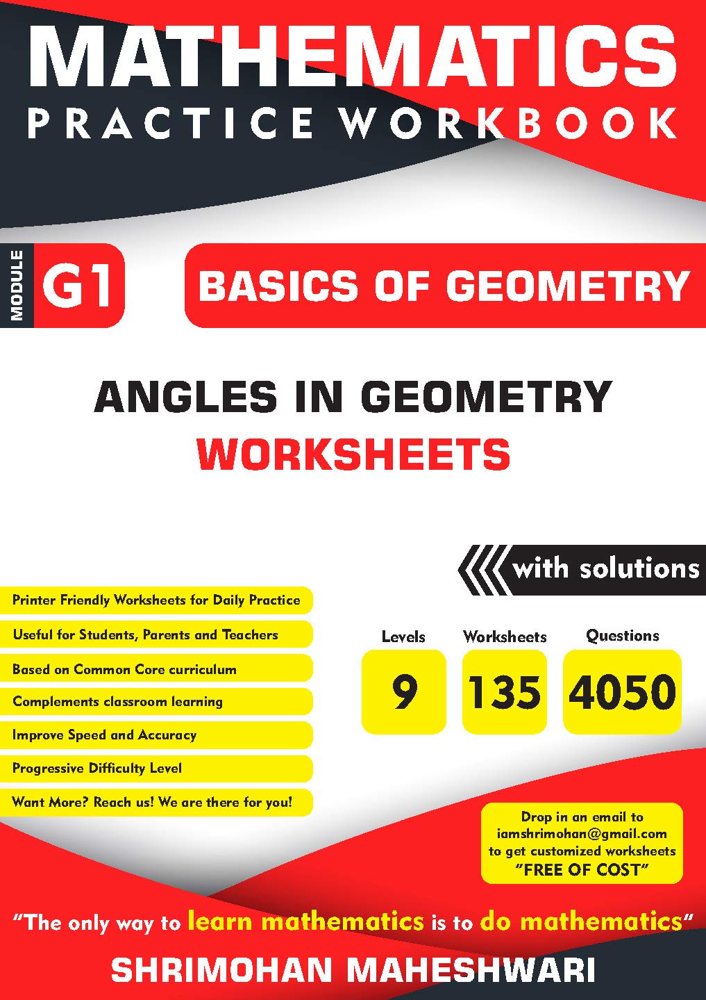 Amazon.com: Mathematics Practice Workbook: Basics of Geometry - Angles ...