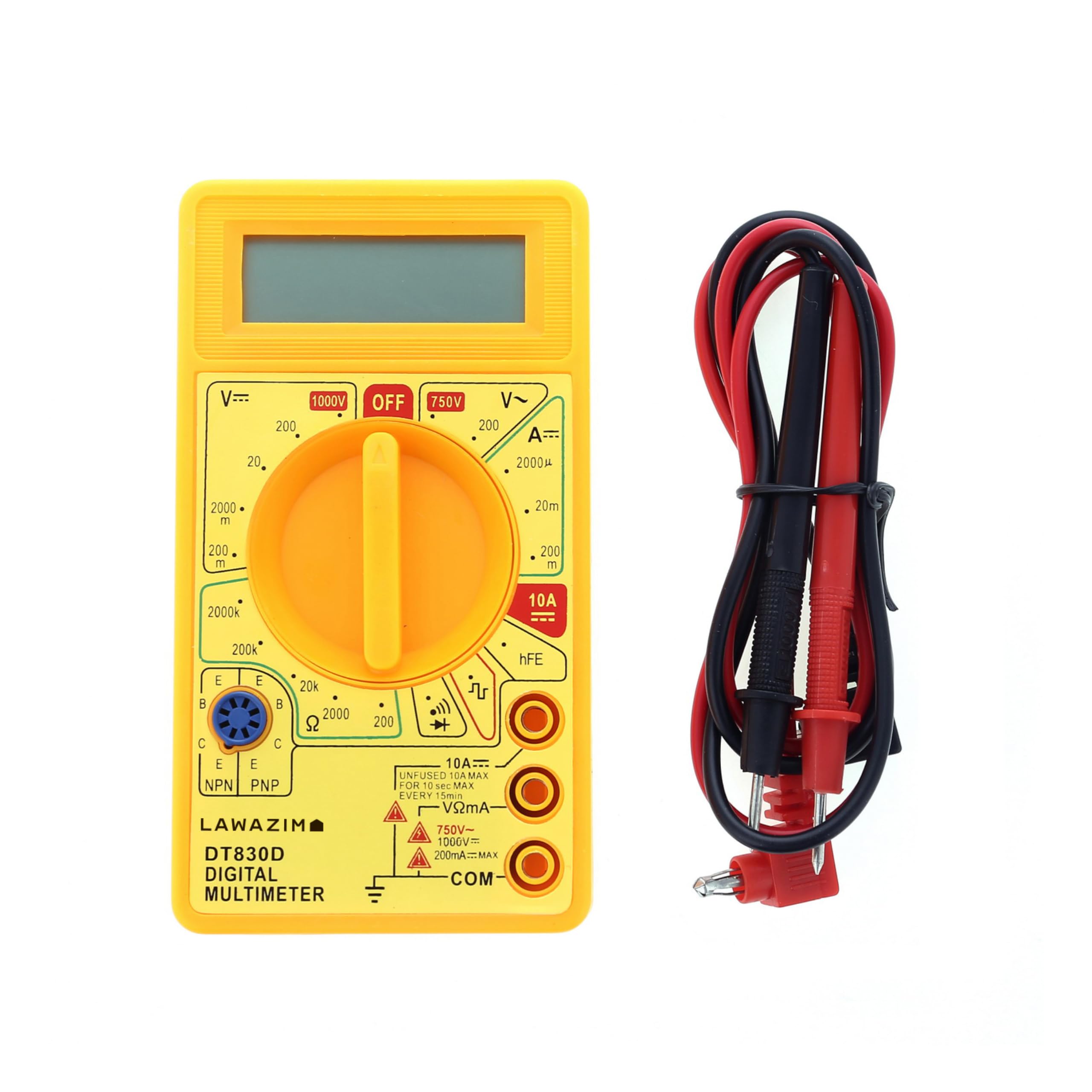 Lawazim Digital Multimeter - Durable Electrical Detector for Voltage ...