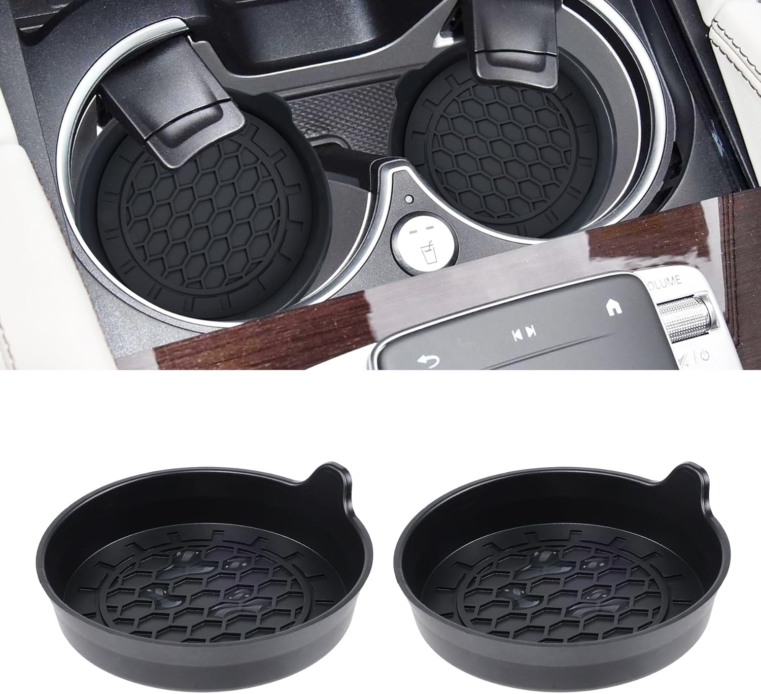 Amazon.com: Amooca Automotive Cup Holders Universal Car Cup Coaster ...